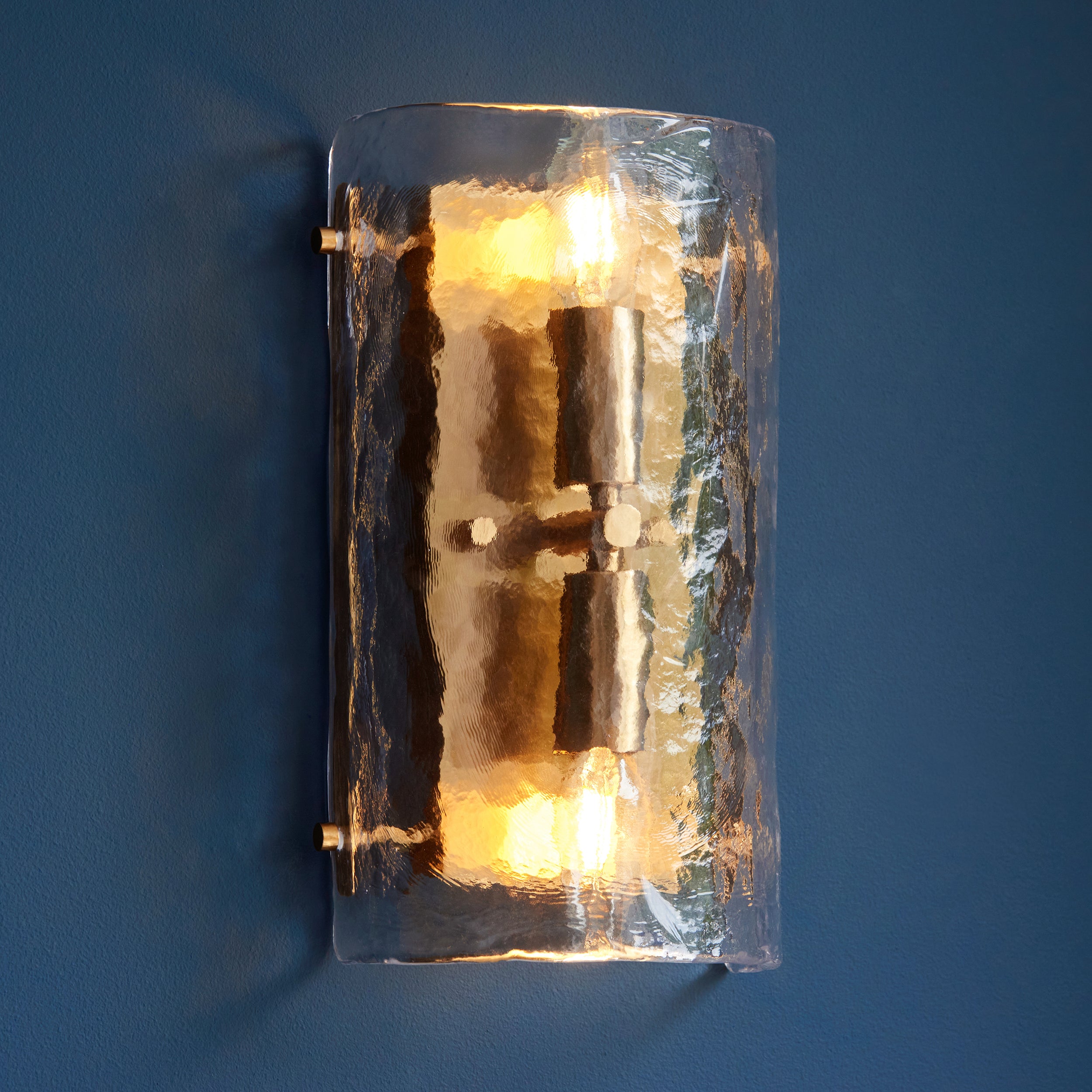 Buy Keller 2 Light Wall - Curved Glass Panel