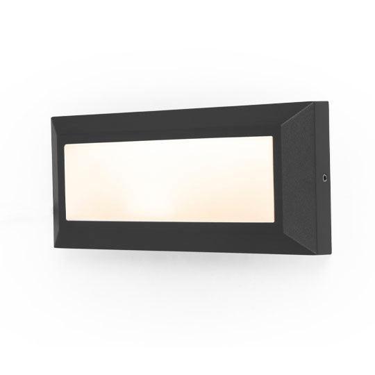 Buy Lutec Helena Outdoor Surface Brick LED Wall Light - Black