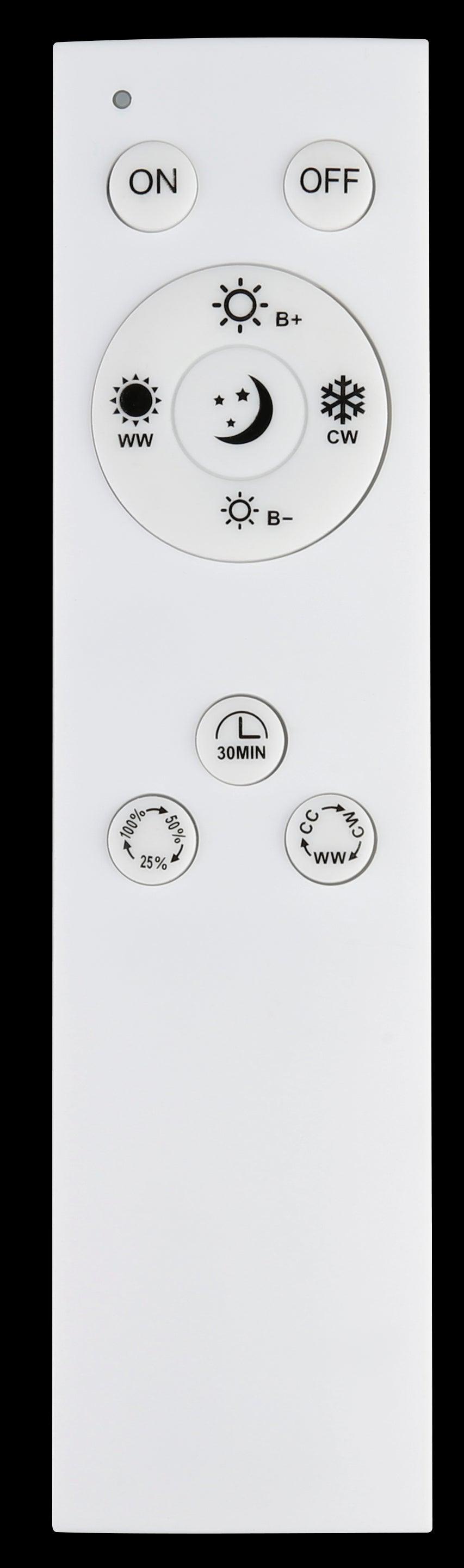 Buy Eglo Monirote Black 2 Rectangular-shaped LED Flush - Remote Controlled