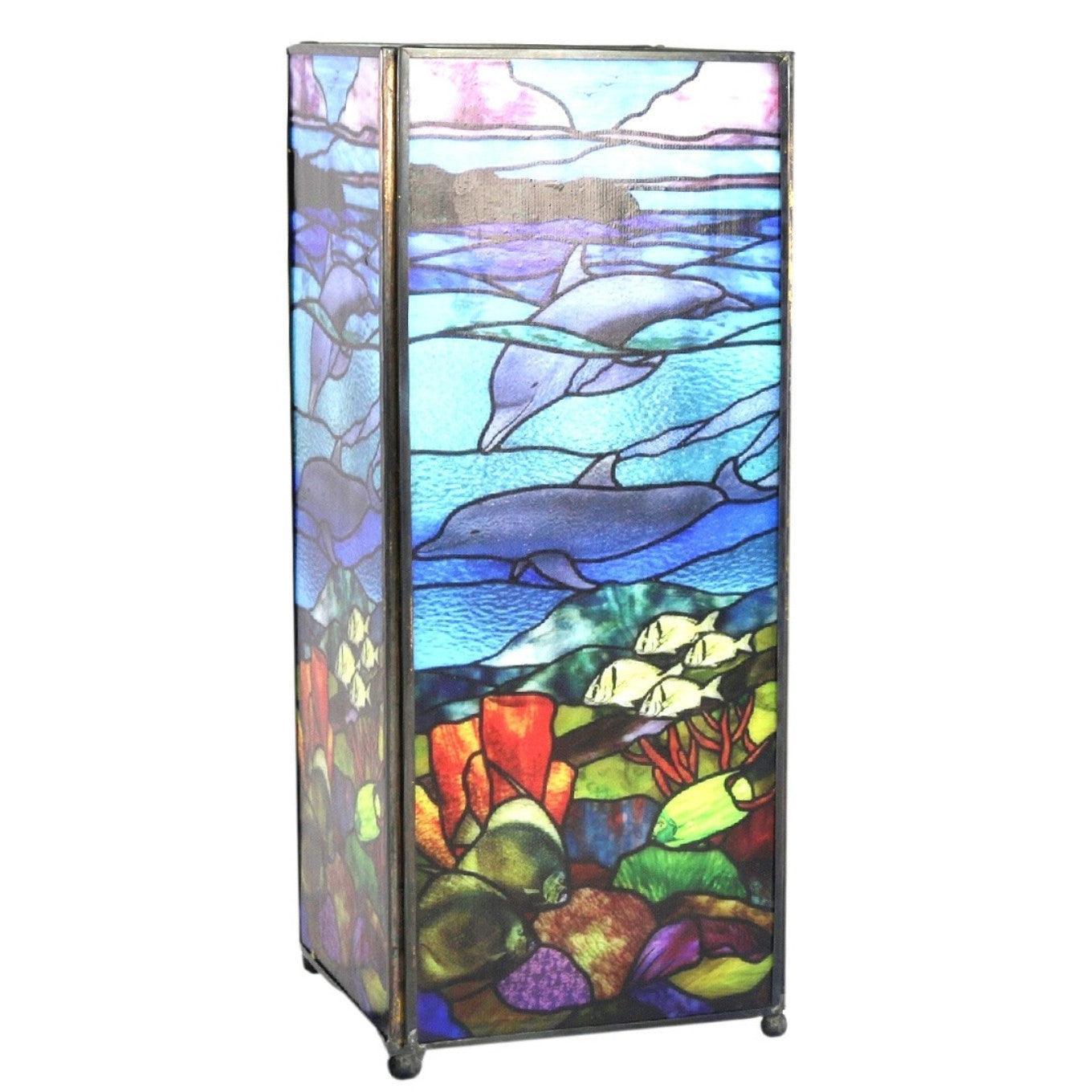 Buy Art Nouveau Flower Lady Square Tiffany Lamp Screen Printed