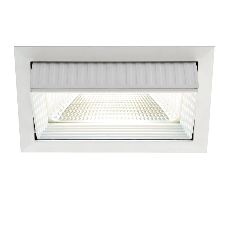 Buy Axial Rectangular White Adjustable Recessed Downlight 35W