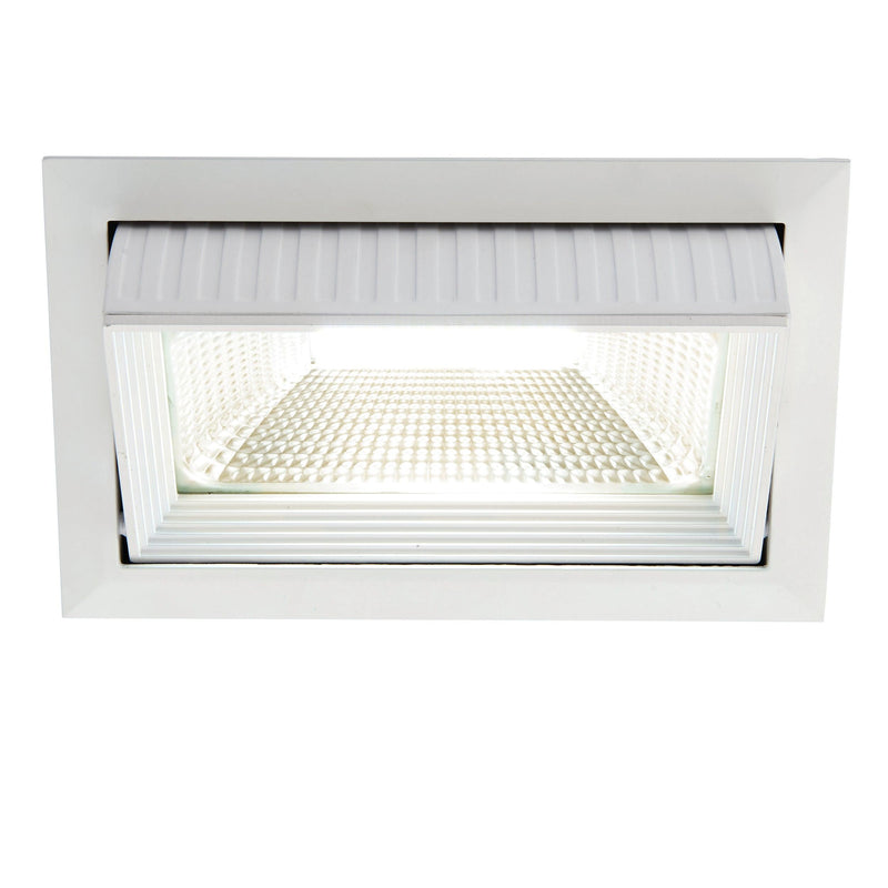 Buy Axial Rectangular White Adjustable Recessed Downlight 35W
