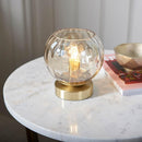 Buy Endon Dimple 1 Light Brass Finish Table Lamp - Tiffany Lighting
