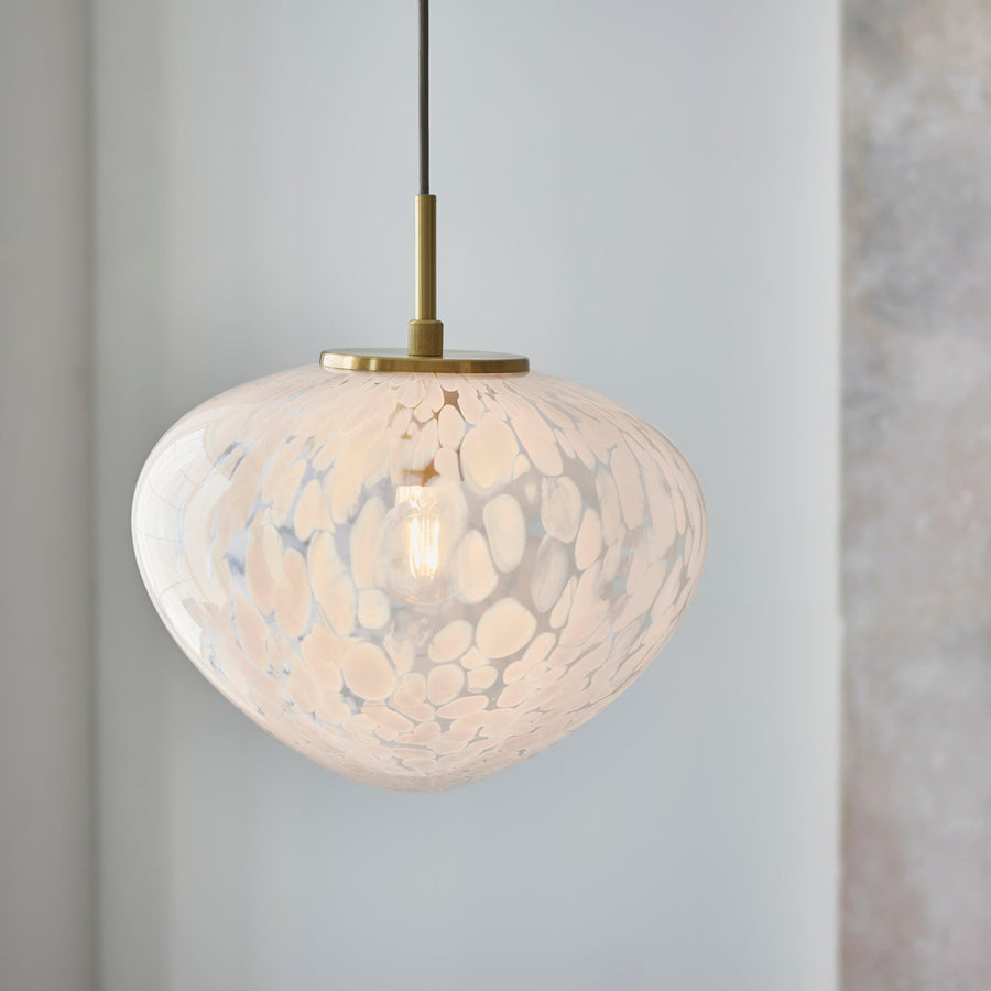 Buy Mali Art Deco Ceiling Pendant Light With Confetti Glass