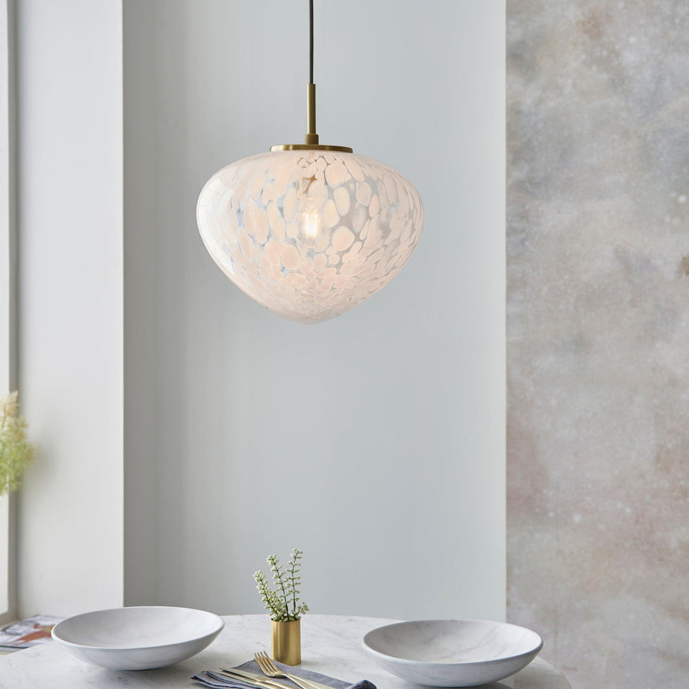 Buy Mali Art Deco Ceiling Pendant Light With Confetti Glass