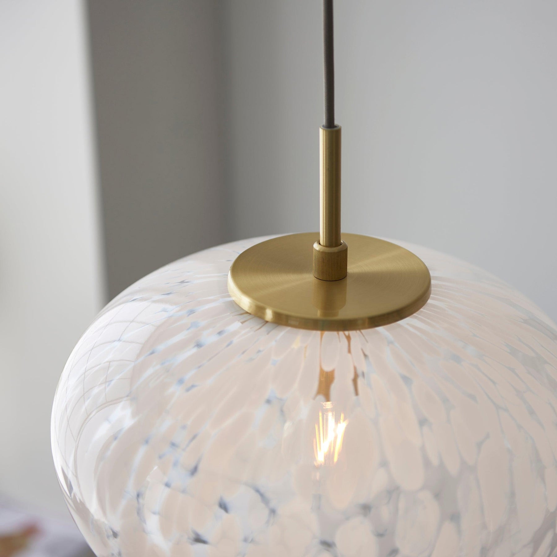 Buy Mali Art Deco Ceiling Pendant Light With Confetti Glass