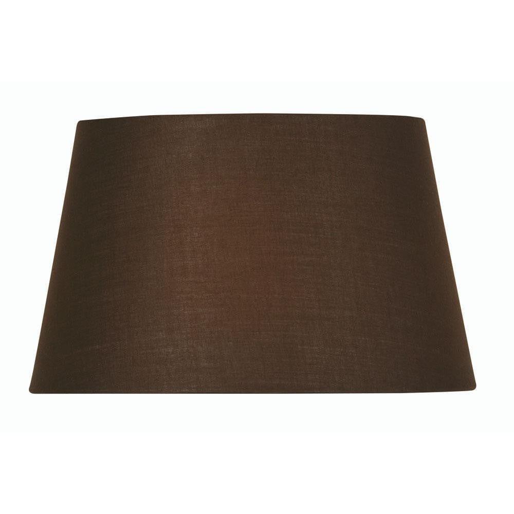 Buy Oaks Lighting 10" Cotton Coolies Chocolate Lamp Shade