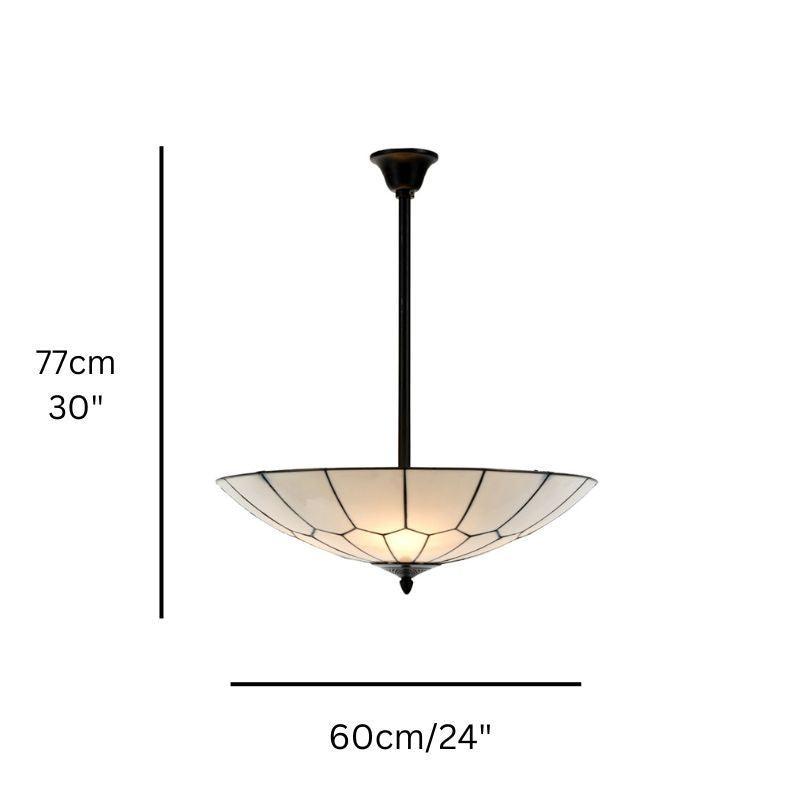 Buy Gatsby Semi-Flush Tiffany Ceiling Light - Tiffany Lighting