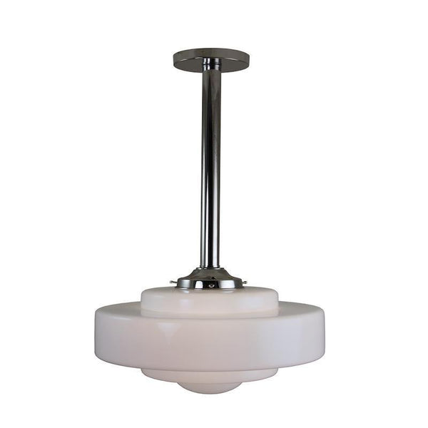Buy Kansa Soda Large Opal & Chrome Pendant Ceiling Light