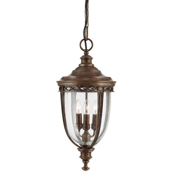 Buy Feiss English Bridle Bronze Large Outdoor Pendant Lantern