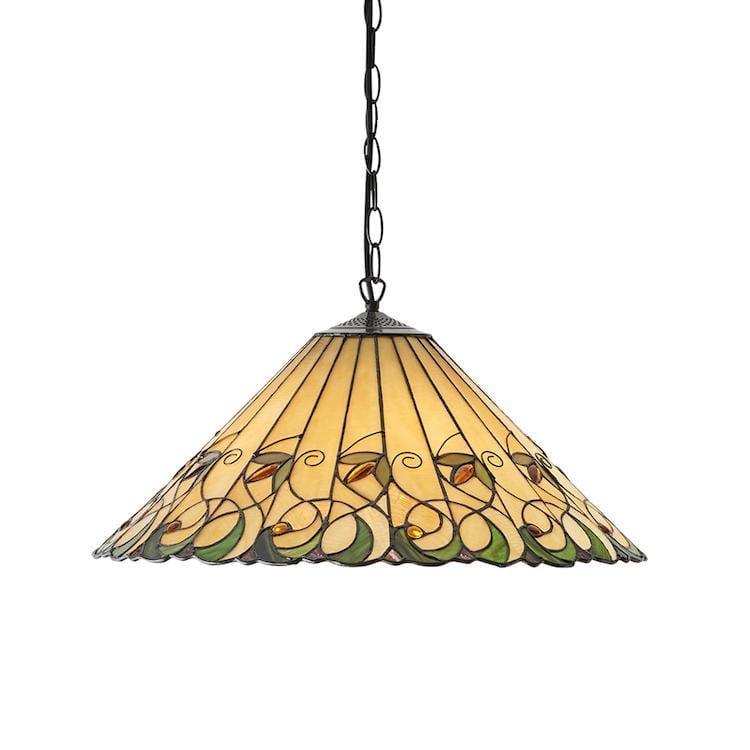Buy Jamelia Large Tiffany Ceiling Light - 3 Bulb Fitting
