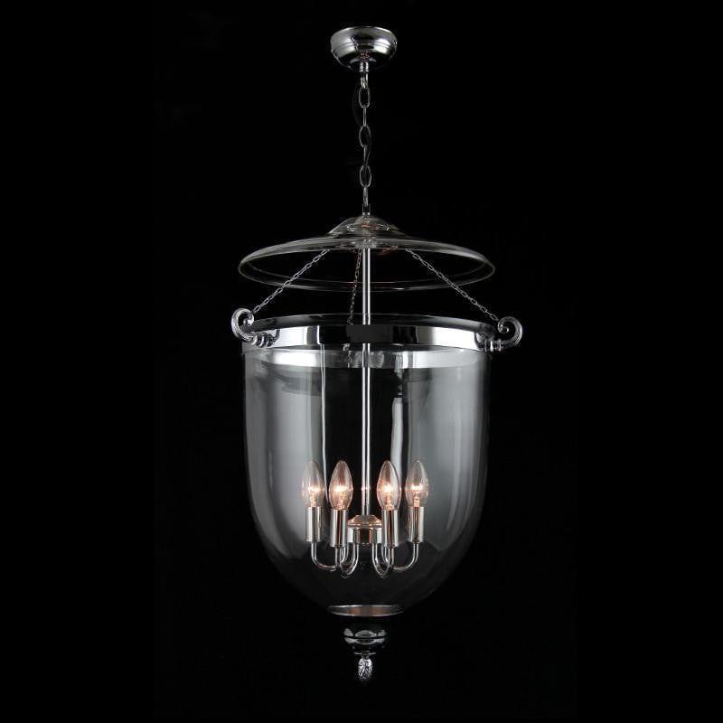 Buy Kansa Georgian Nickel Ceiling Lantern 6 Light - Tiffany Lighting